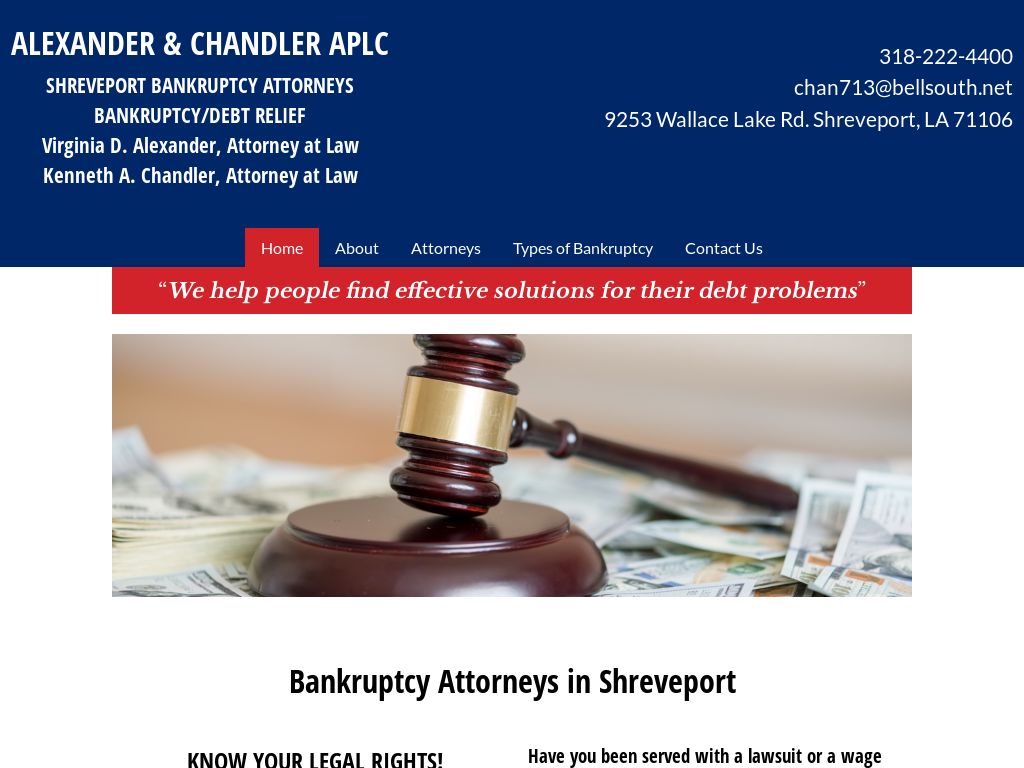 Alexander & Chandler APLC - Bandwise LLC